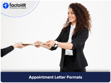 6 Appointment Letter Format, Free Template and Sample | factoHR