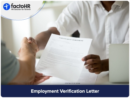Employment Verification Letter: Templates and Format| factoHR